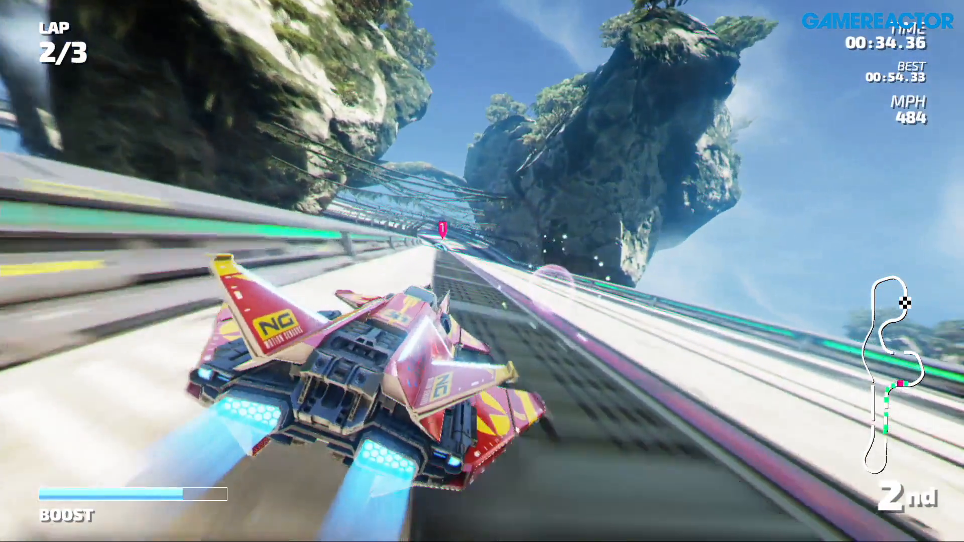 Gameplay de Fast RMX en Switch: sus gráficos en 4 carreras