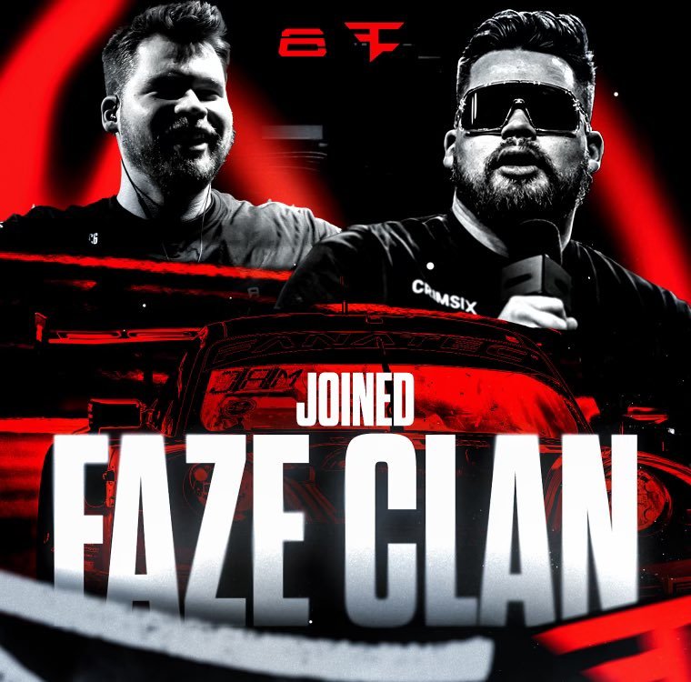 Crimsix se ha unido FaZe Clan... Como sim-racer
