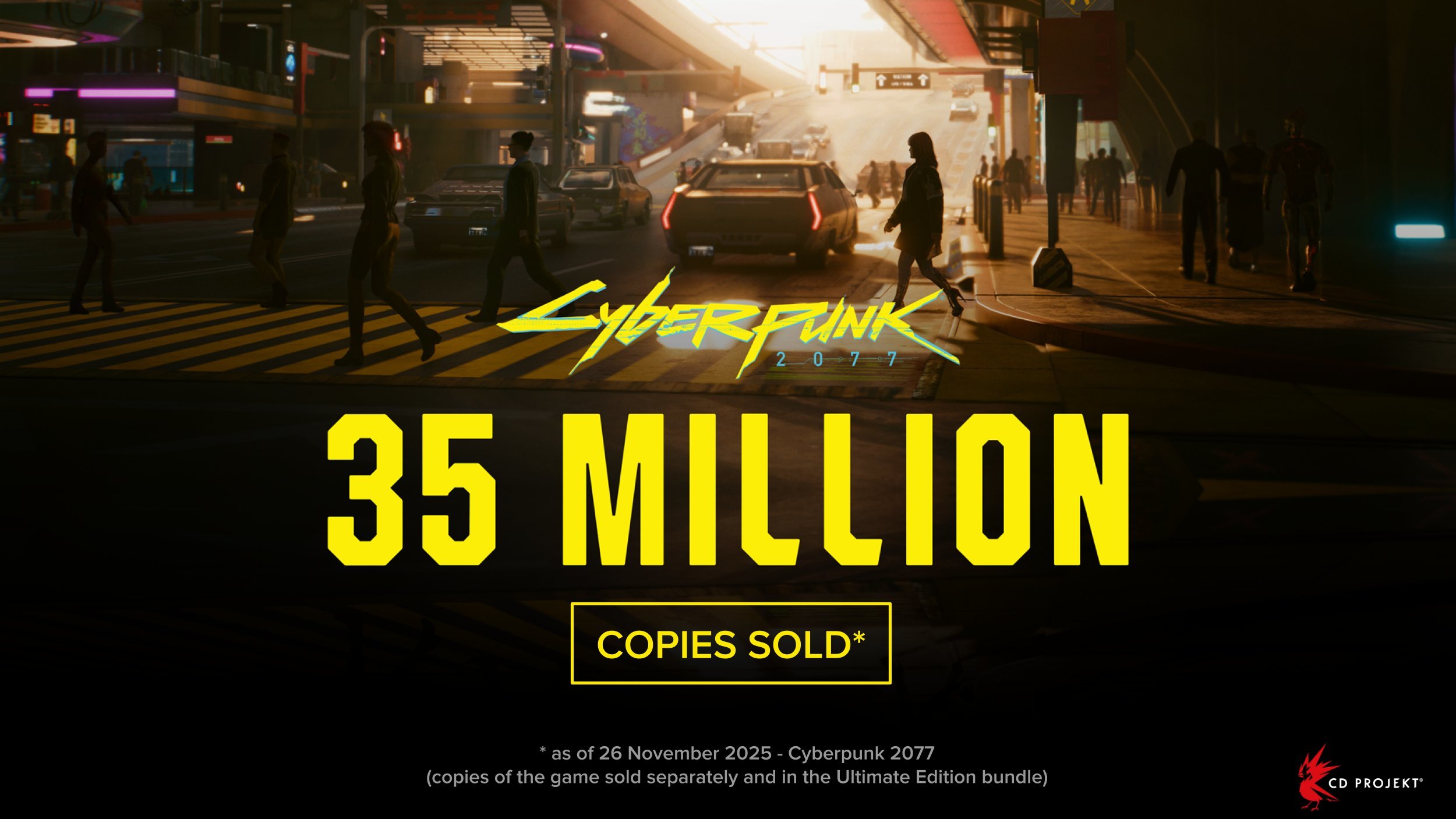 Cyberpunk 2077 ha vendido más de 35 millones de copias