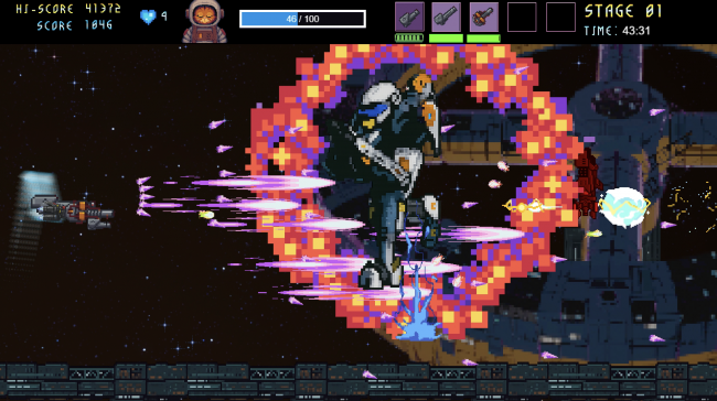 Echa un vistazo a la demo de Astro Burn, el shooter del gato astronauta ...