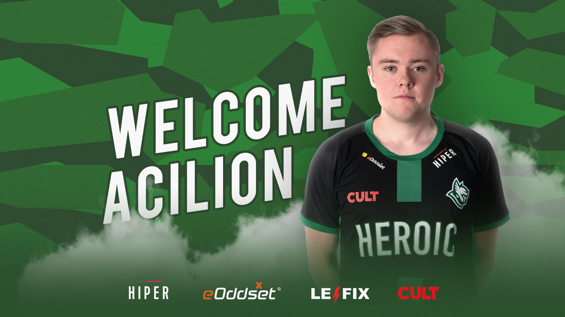 AcilioN replaces Rubino on Heroic's CS:GO team