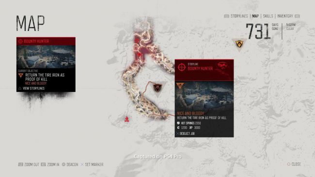 Desvelado el mapa de Days Gone al completo