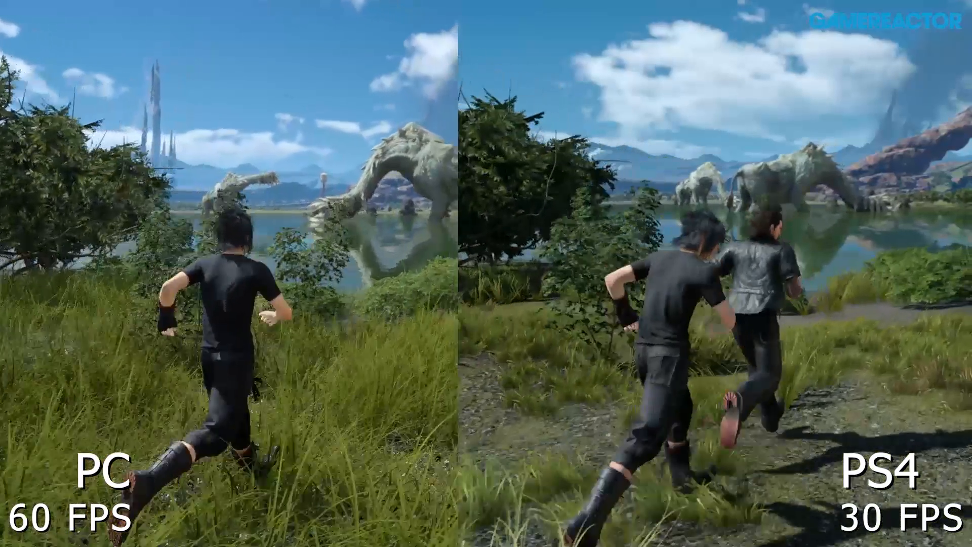 Comparativa gráficos: Final Fantasy XV PC vs PS4