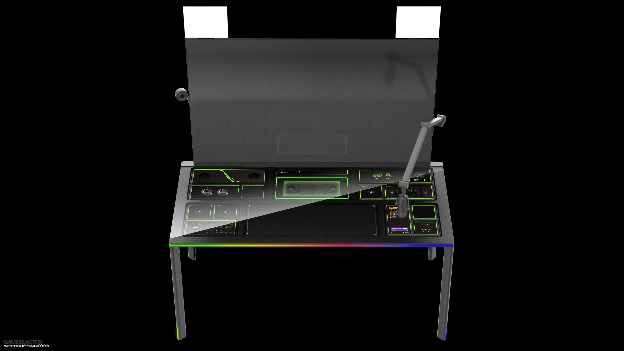 [CES] Razer descubre un gaming desk modular y una silla háptica