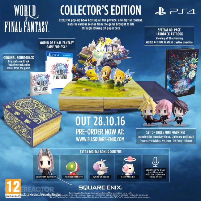 Una edición coleccionista muy chibi para World of Final Fantasy