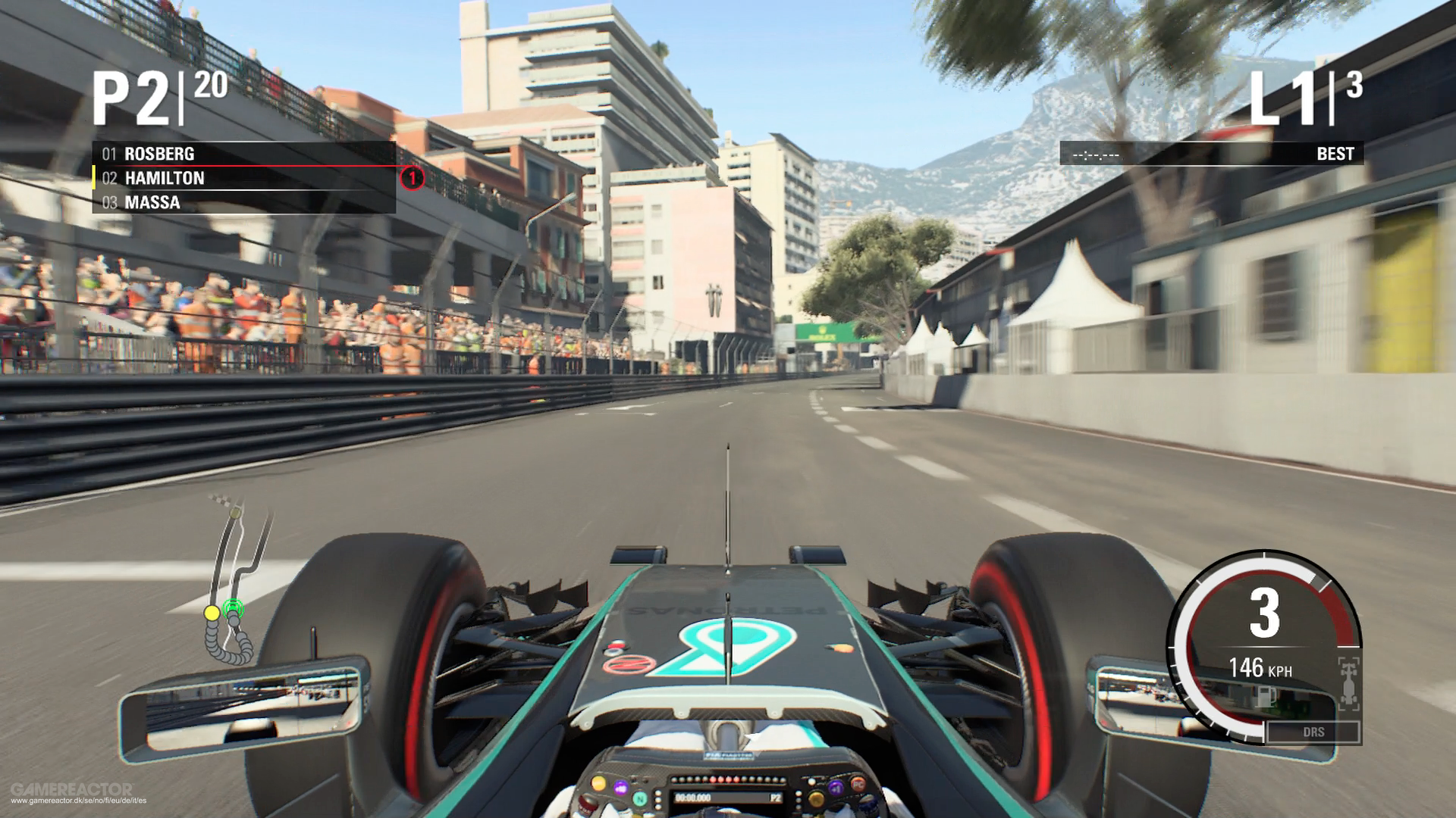 Gameplay de F1 2015 con Hamilton y Mercedes F1 W06 Hybrid