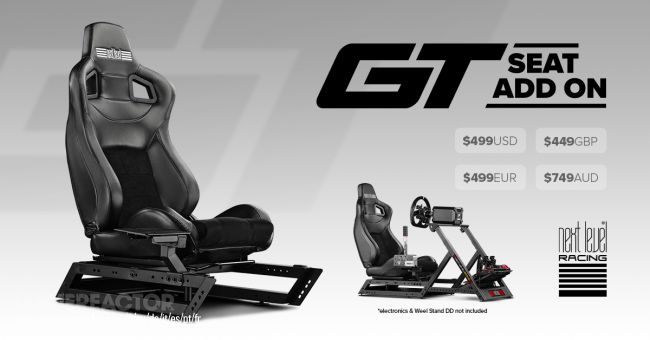 Next Level Racing lanza nuevo asiento y soporte por separado