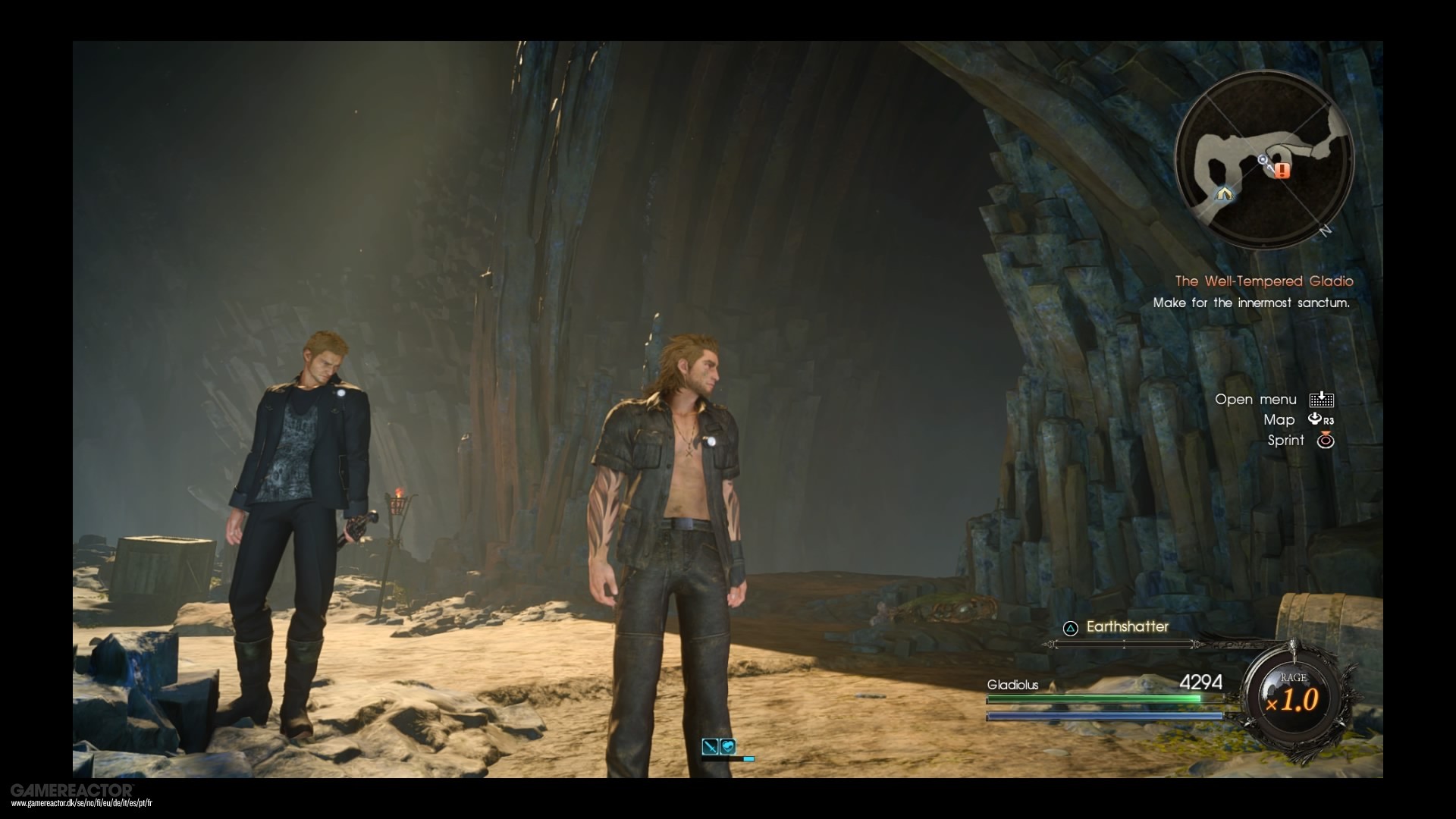 Gameplay completo de FFXV: Episodio Gladio