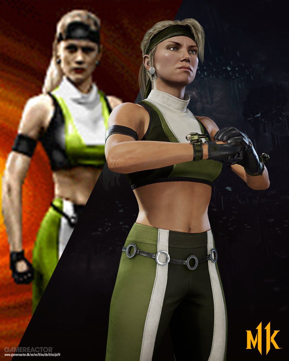 Sonya Blade tira de fondo de armario