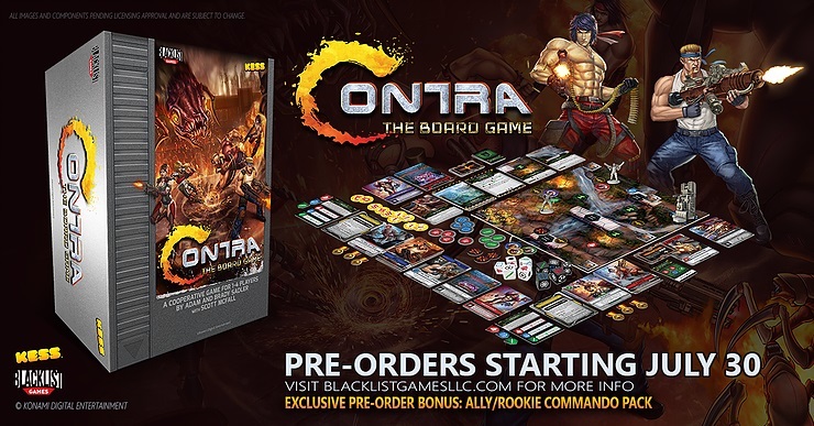 Contra vuelve en 2021 como juego de mesa