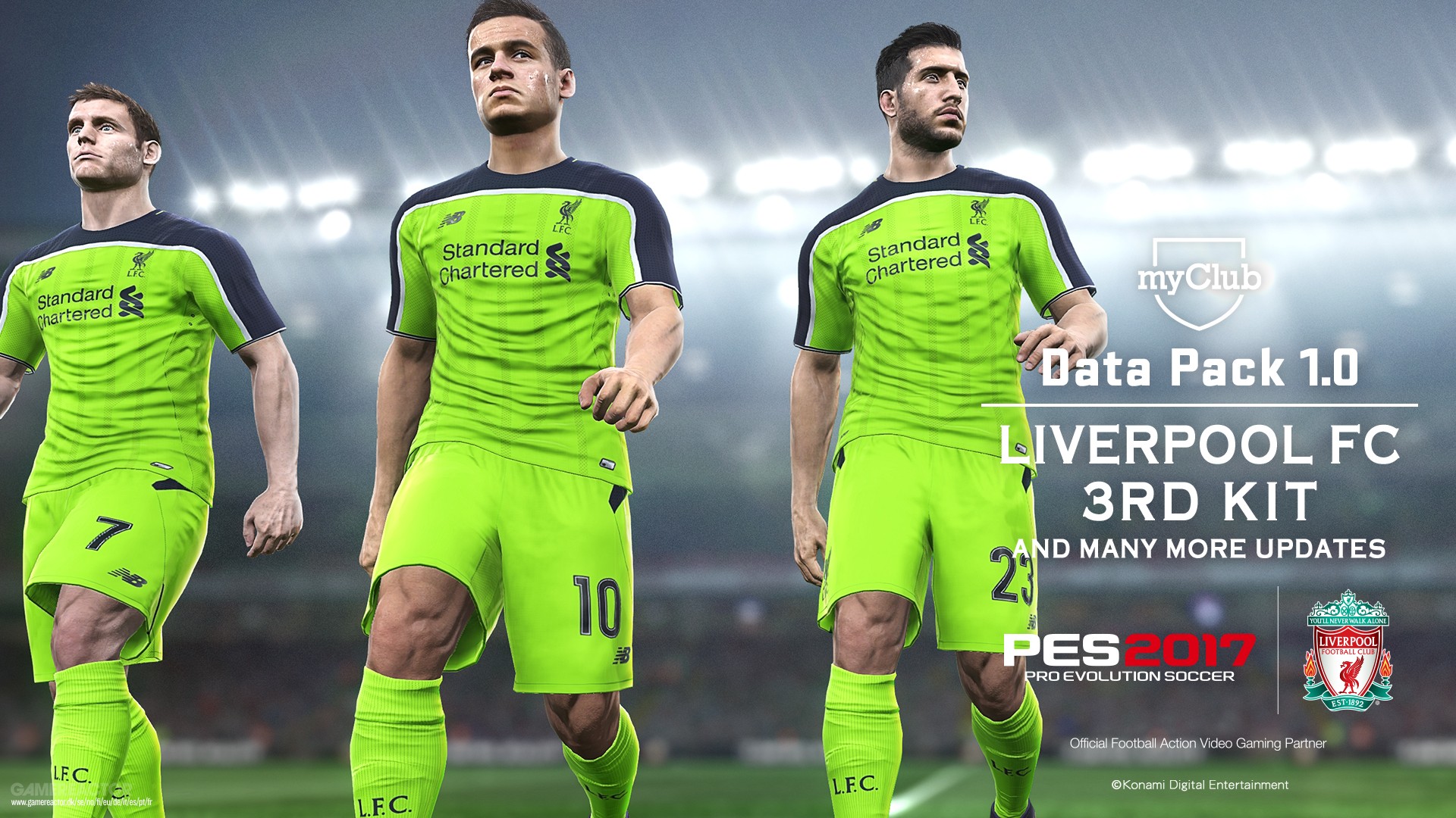 Ya para descargar PES 2017 Data Pack 1.0