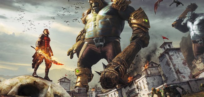 Gameplay de peleas contra ogros gigantes en Extinction