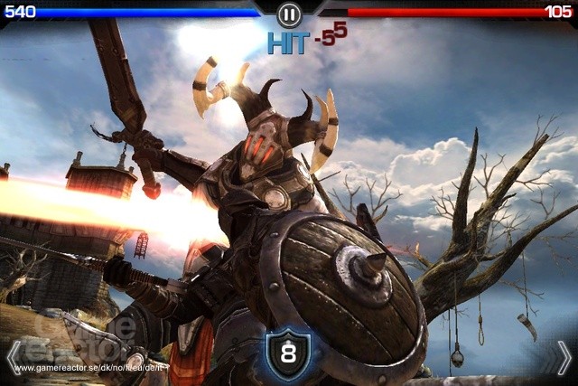 Infinity Blade, rey de descargas