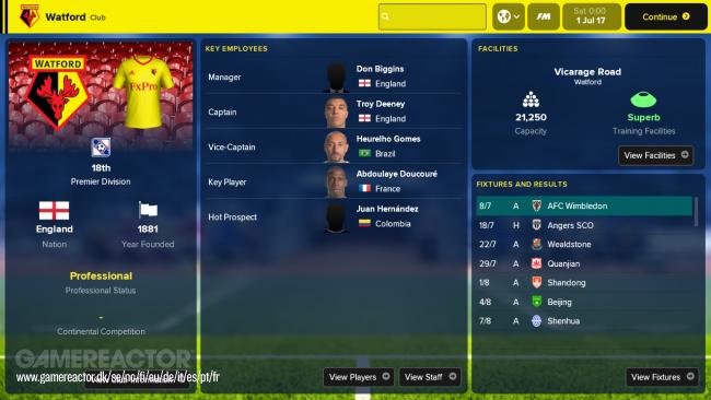 Lanzamiento por sorpresa de Football Manager Touch en Switch