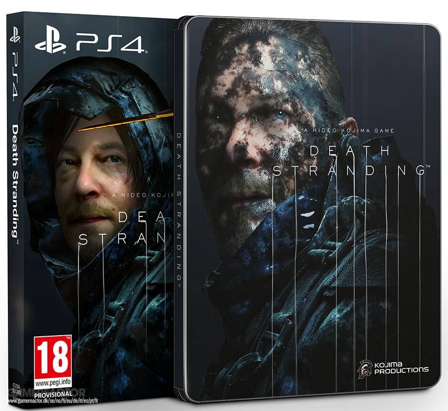 Mira la portada de Death Stranding y su caja metálica