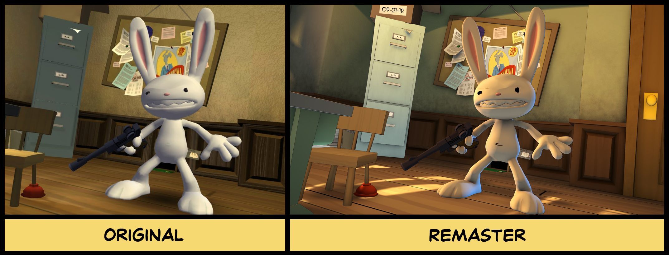 Luz y pintura en el retorno de Sam & Max Save The World