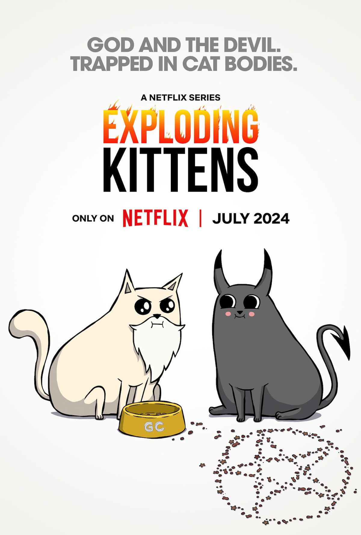 La serie de Netflix Exploding Kittens parece una auténtica locura