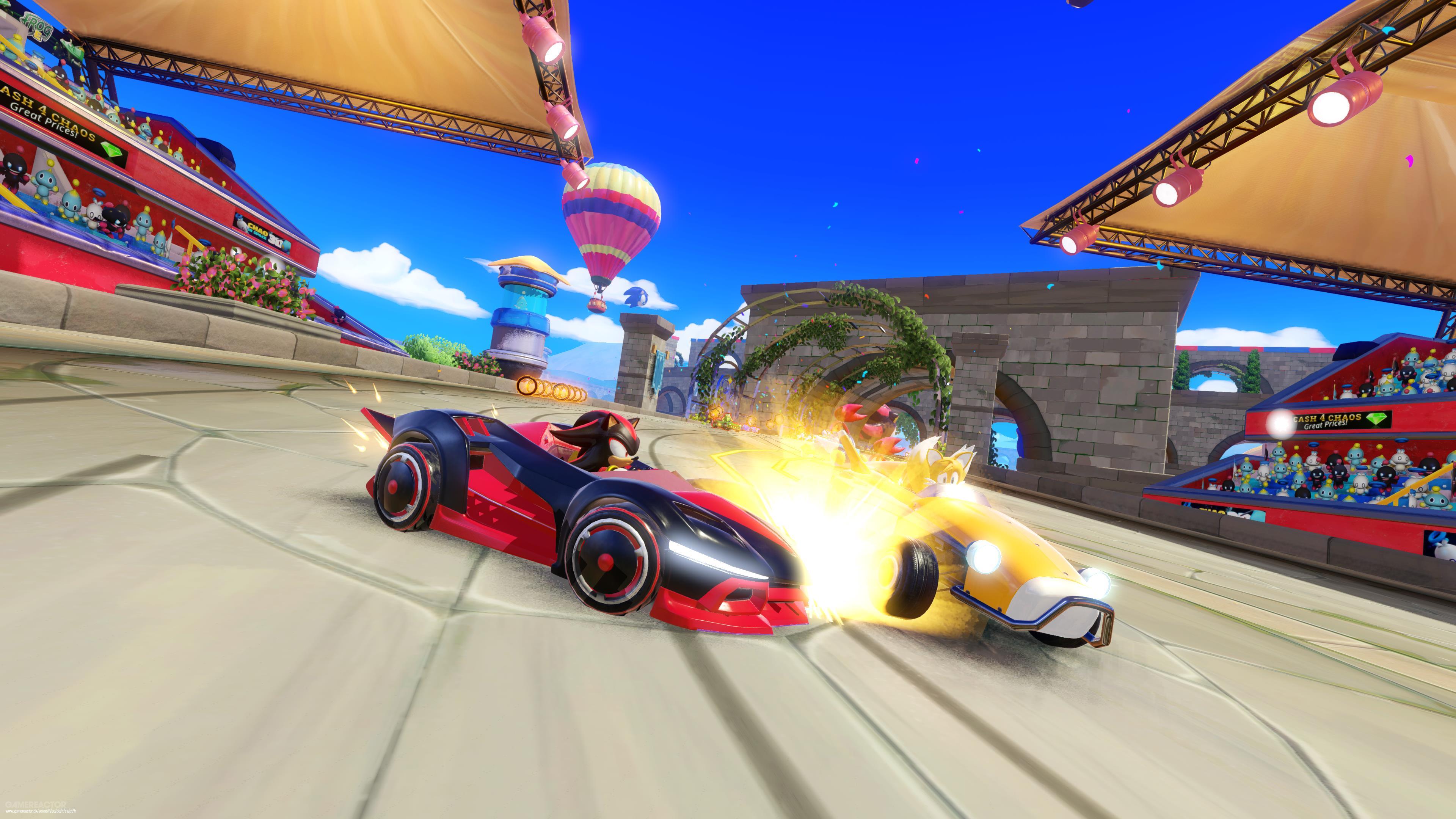 Momentos musicales con Team Sonic Racing