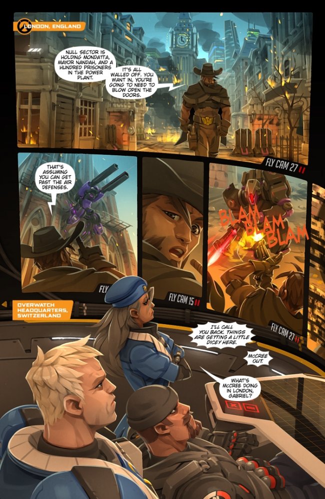 El cómic Rebelión de Overwatch es un viaje en el tiempo