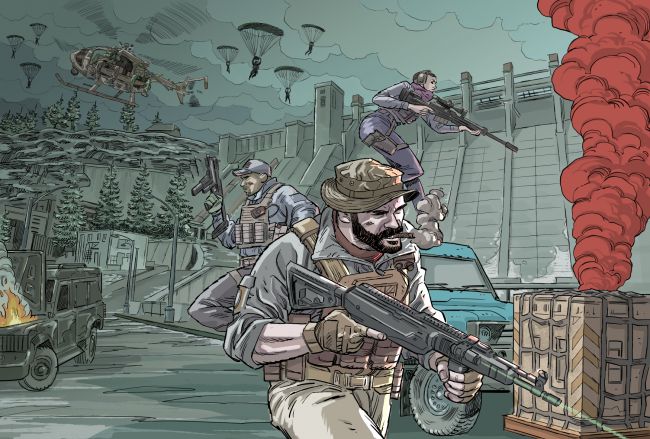 4 artistas italianos pintan Call of Duty: Warzone