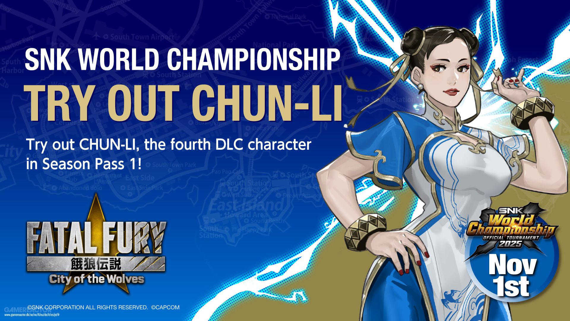 Chun-Li se apunta como luchadora invitada a Fatal Fury: City of the Wolves