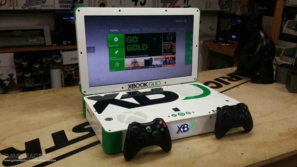 Modder apretuja Xbox One y 360 en una sola consola portátil