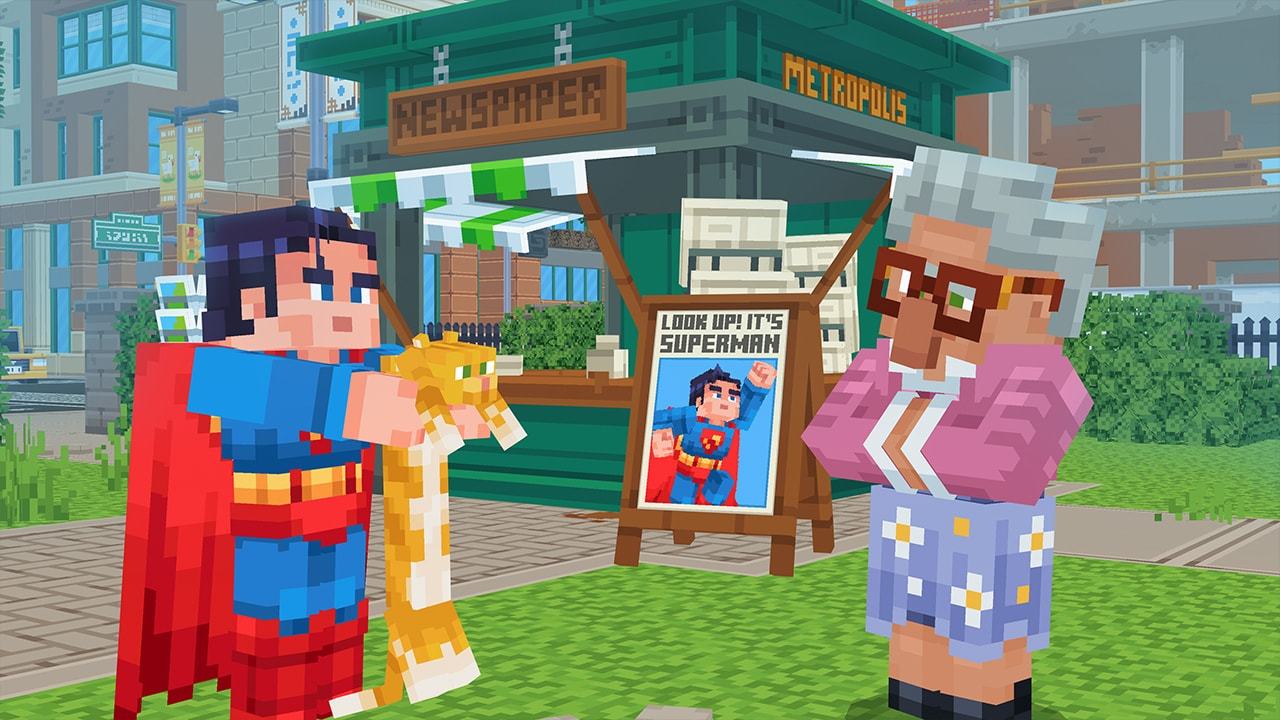 Superman llega a Minecraft en un nuevo contenido