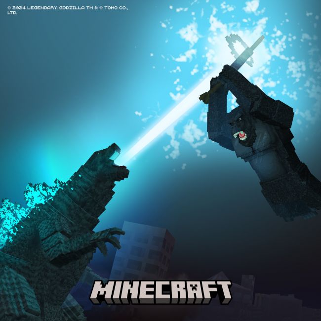 Tras amenazar a Dave the Diver, Godzilla llegará a Minecraft