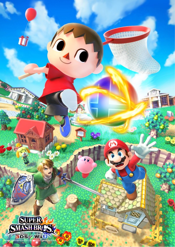 Pósters y tráiler: Mega Man y Animal Crossing en Smash Bros.