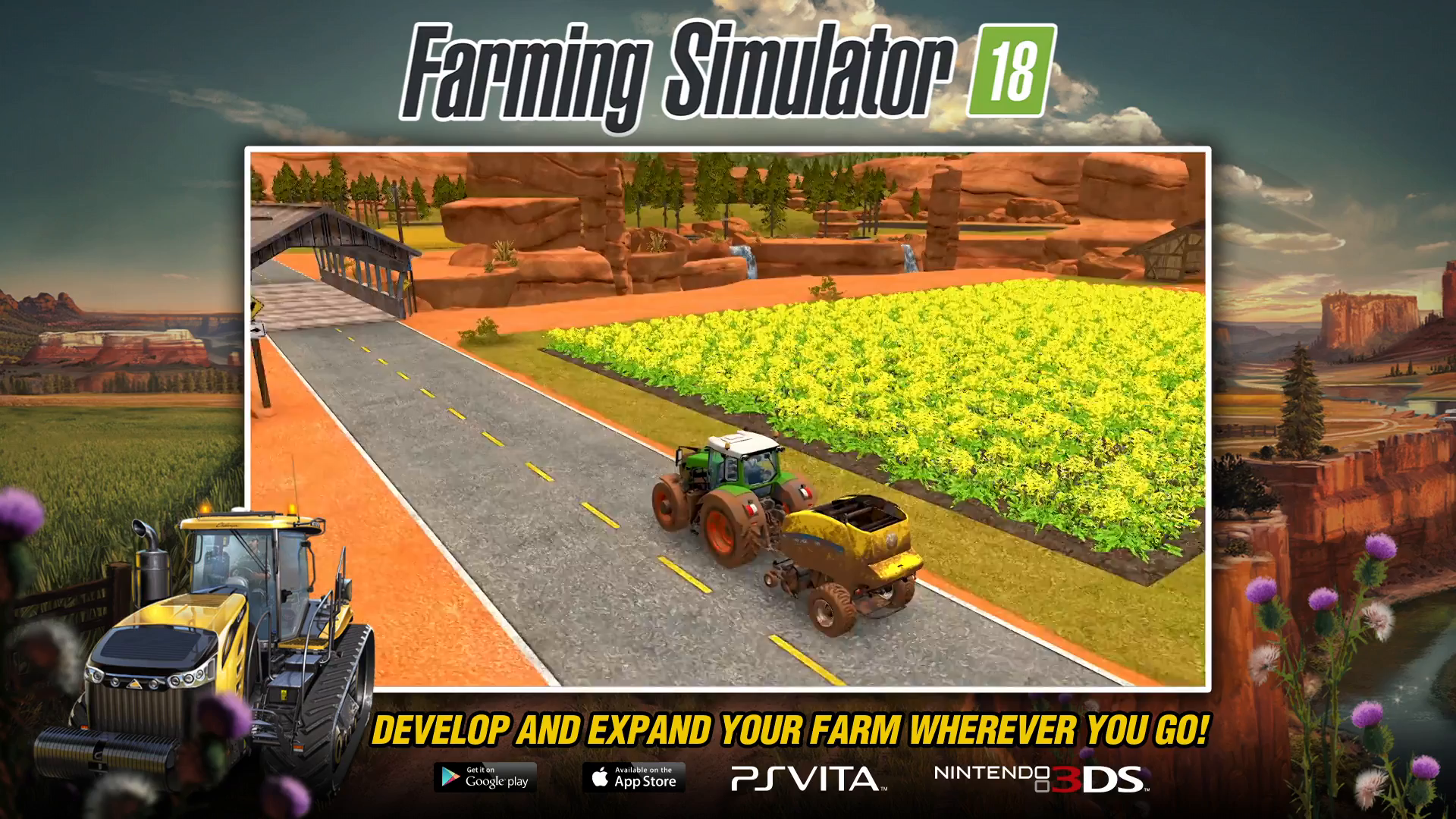 Gameplay de Farming Simulator 18