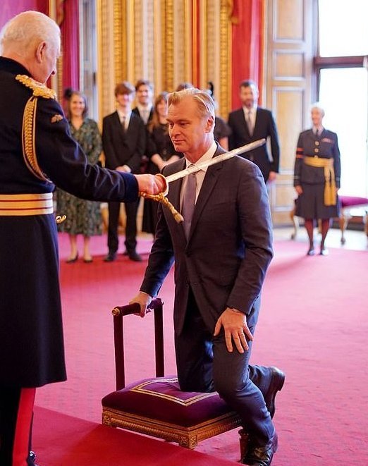 Christopher Nolan es nombrado caballero por el rey de Inglaterra