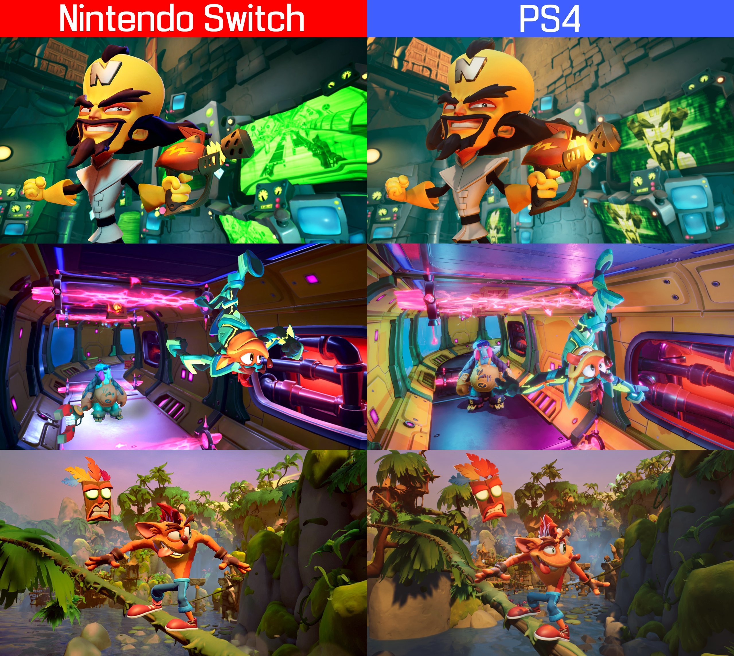 Crash Bandicoot 4 en Switch pesa la mitad: ¿a qué ha renunciado?