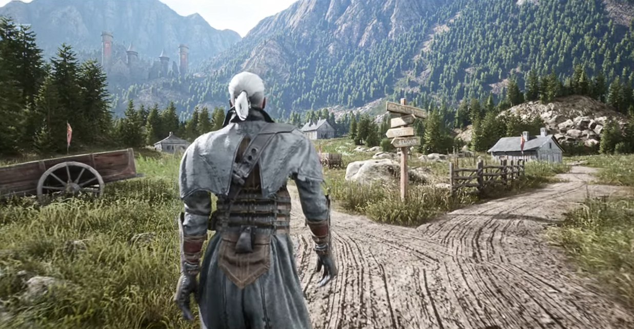 Así se verá The Witcher 4 con Unreal Engine 5 de acuerdo a un fan