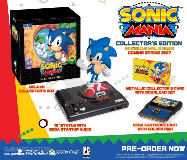 Figura inédita de Sonic en Sonic Mania para coleccionistas