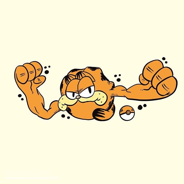 Garfield se convierte en 151 Pokémon, los Garfémons