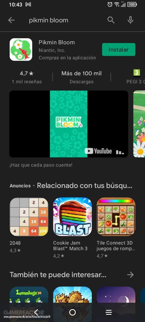 PIKMIN BLOOM, la app de Nintendo ya disponible en Android e iOS
