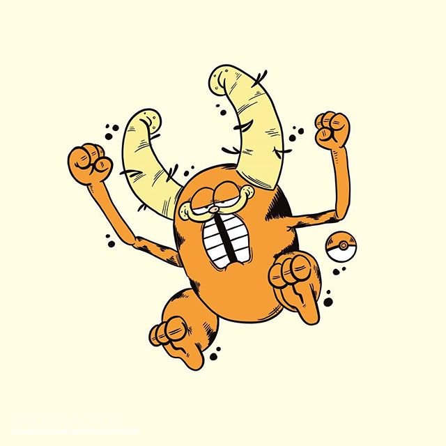 Garfield se convierte en 151 Pokémon, los Garfémons