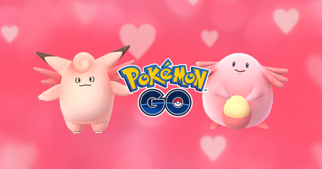 Pokémon Go celebra San Valentín con el color rosa y caramelos