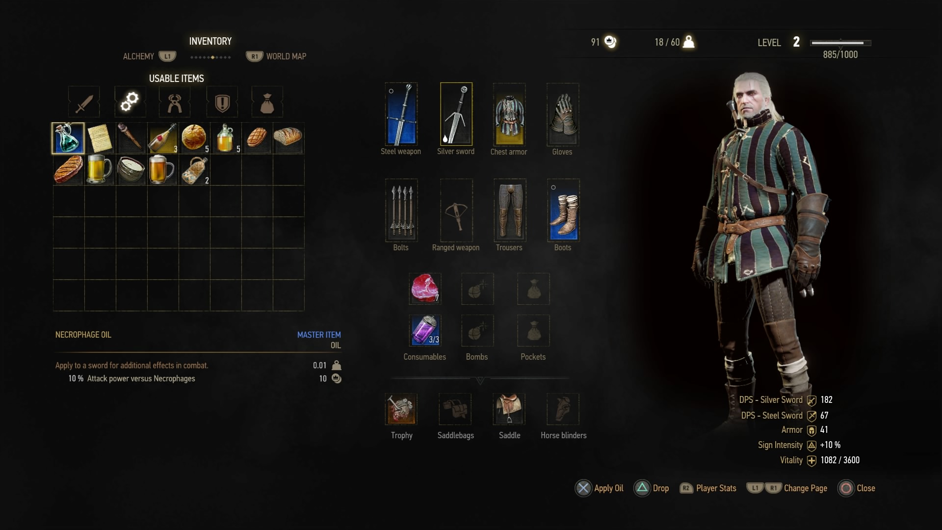 Guía de Alquimia en The Witcher 3: Wild Hunt