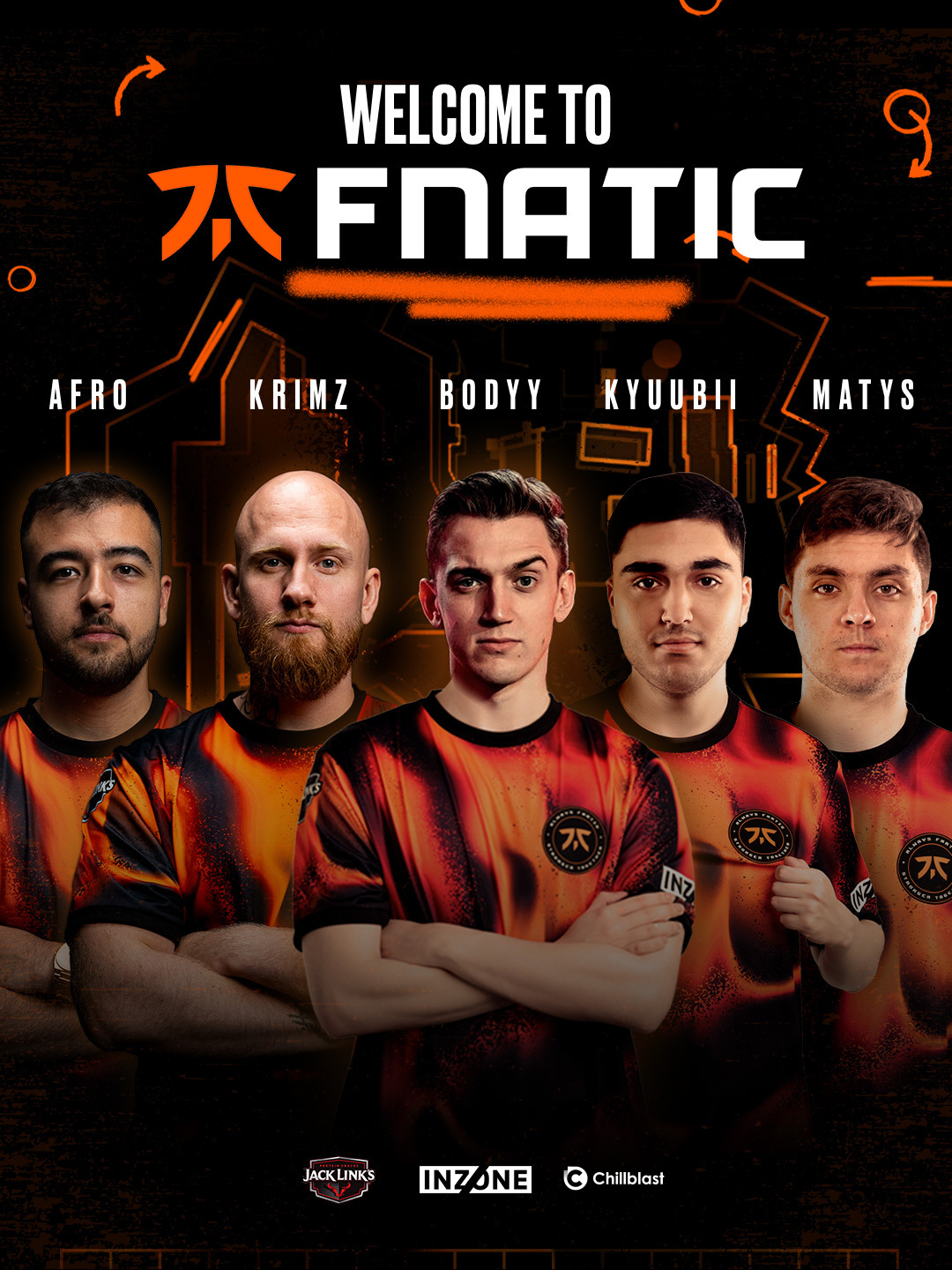 Fnatic anuncia su lista actualizada de Counter-Strike