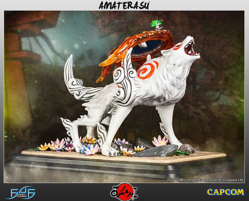 Nueva figura de Amaterasu de Okami, "como la de Link Lobo de Zelda"