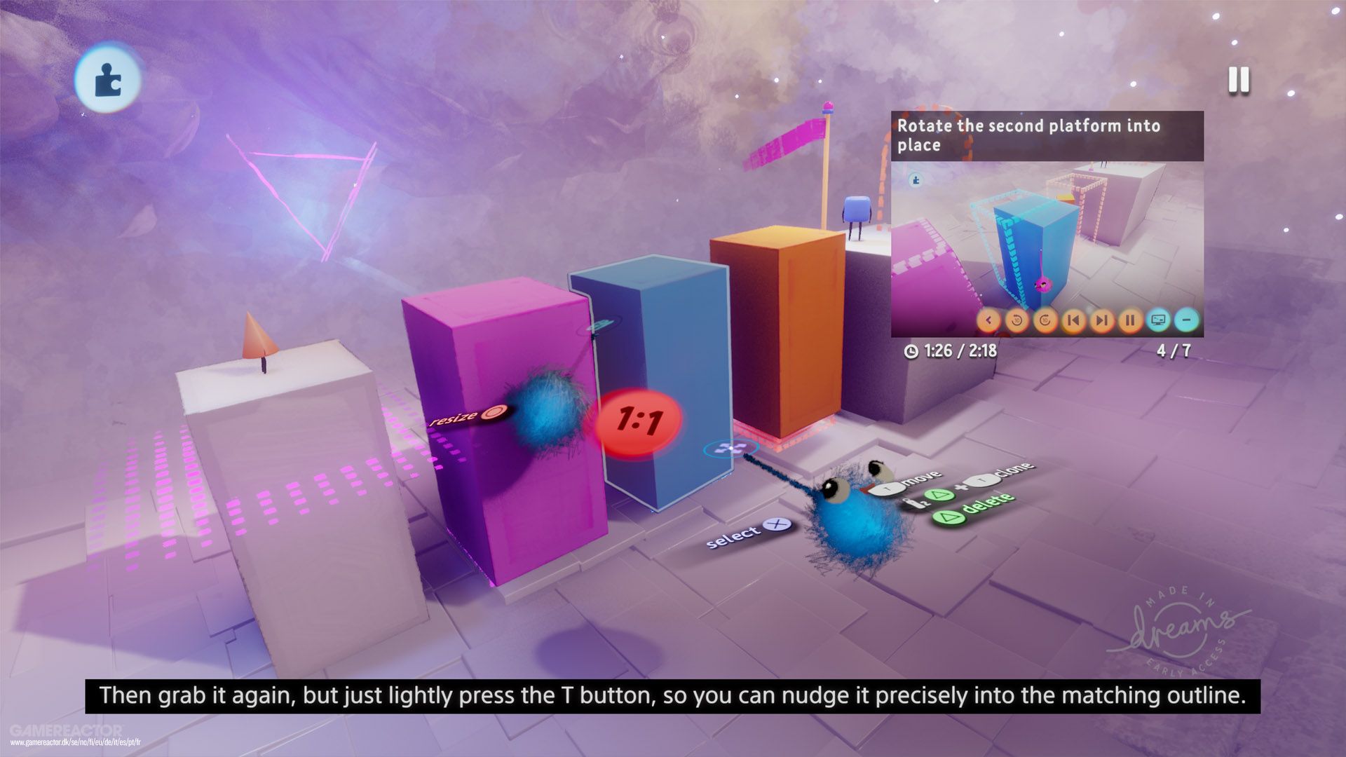 Dreams - impresiones DreamShaping Avance - Gamereactor