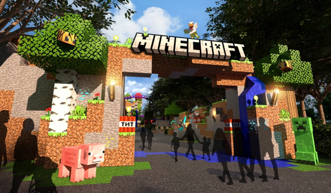 Un mundo Minecraft podría llegar a un parque temático cerca de ti