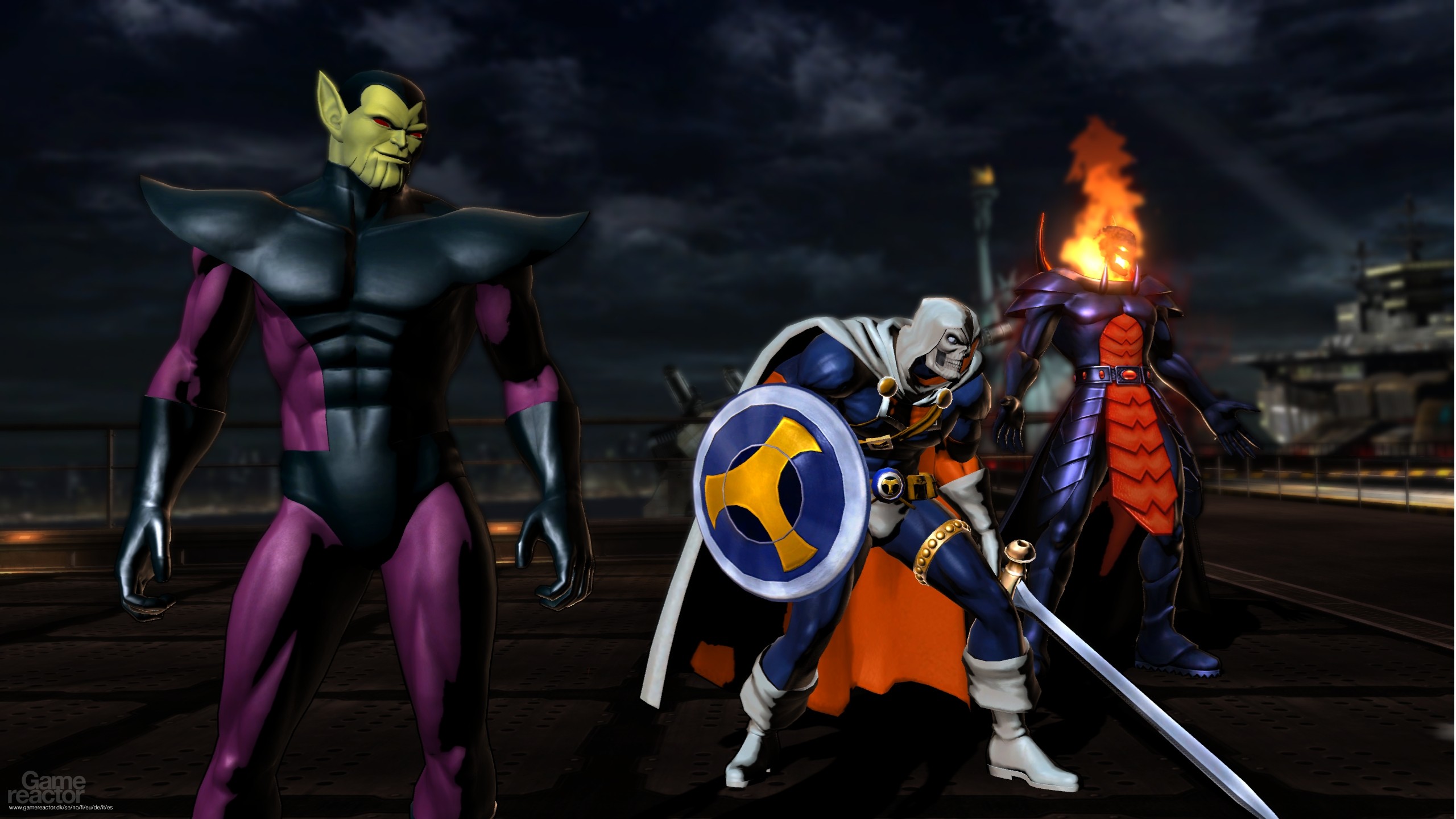 Akuma y Taskmaster en MvC3