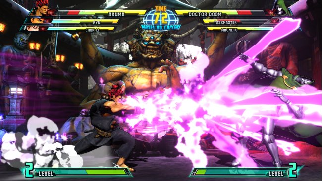 Akuma y Taskmaster en MvC3