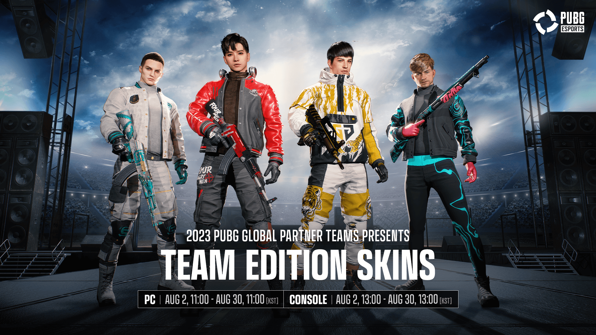 Soniqs y Gen.G ya tienen skins PUBG: Battlegrounds Team Edition