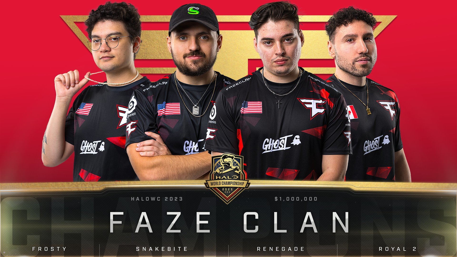 FaZe Clan son los campeones del mundo de Halo para 2023