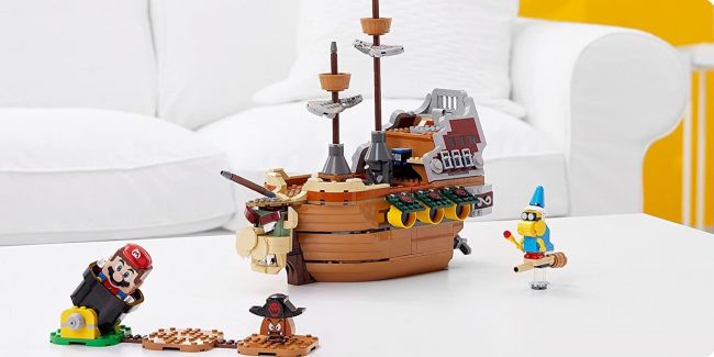 Lo nuevo de Lego Super Mario es el Barco Volador de Bowser