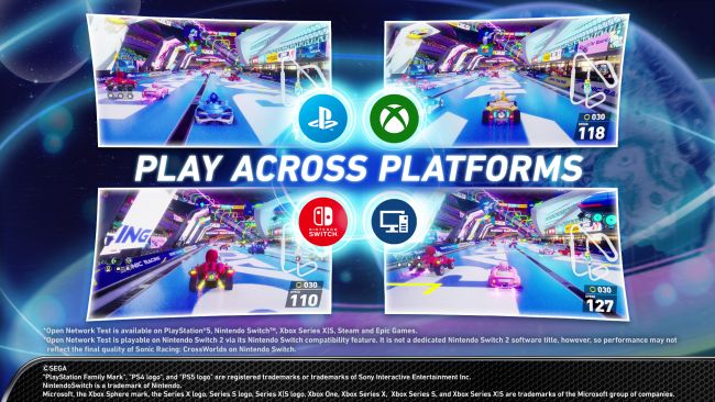 La prueba de red de este fin de semana en Sonic Racing: Crossworlds te ...