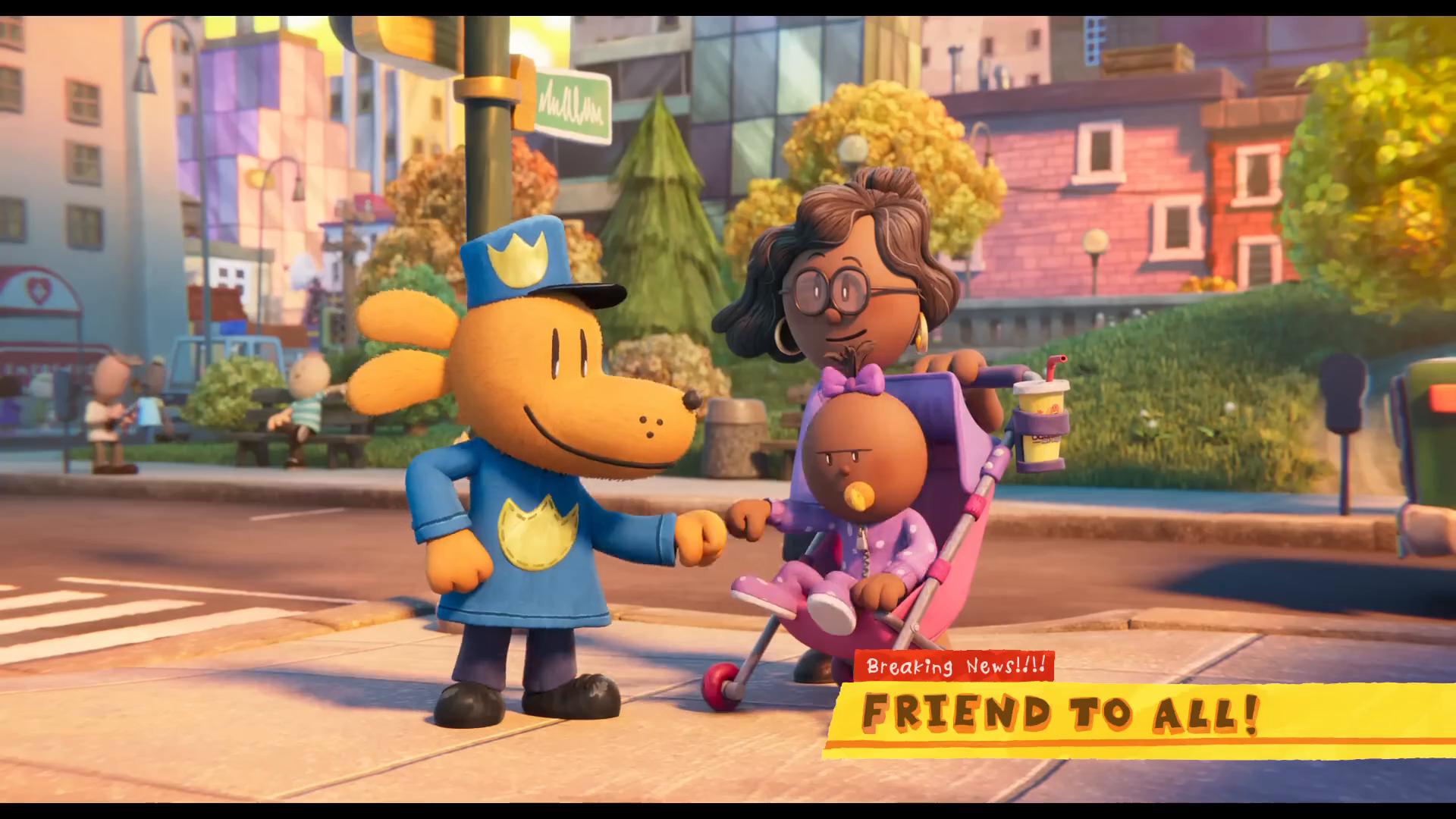 Dog Man, la nueva película de Dreamworks, fusiona a un hombre y a su perro